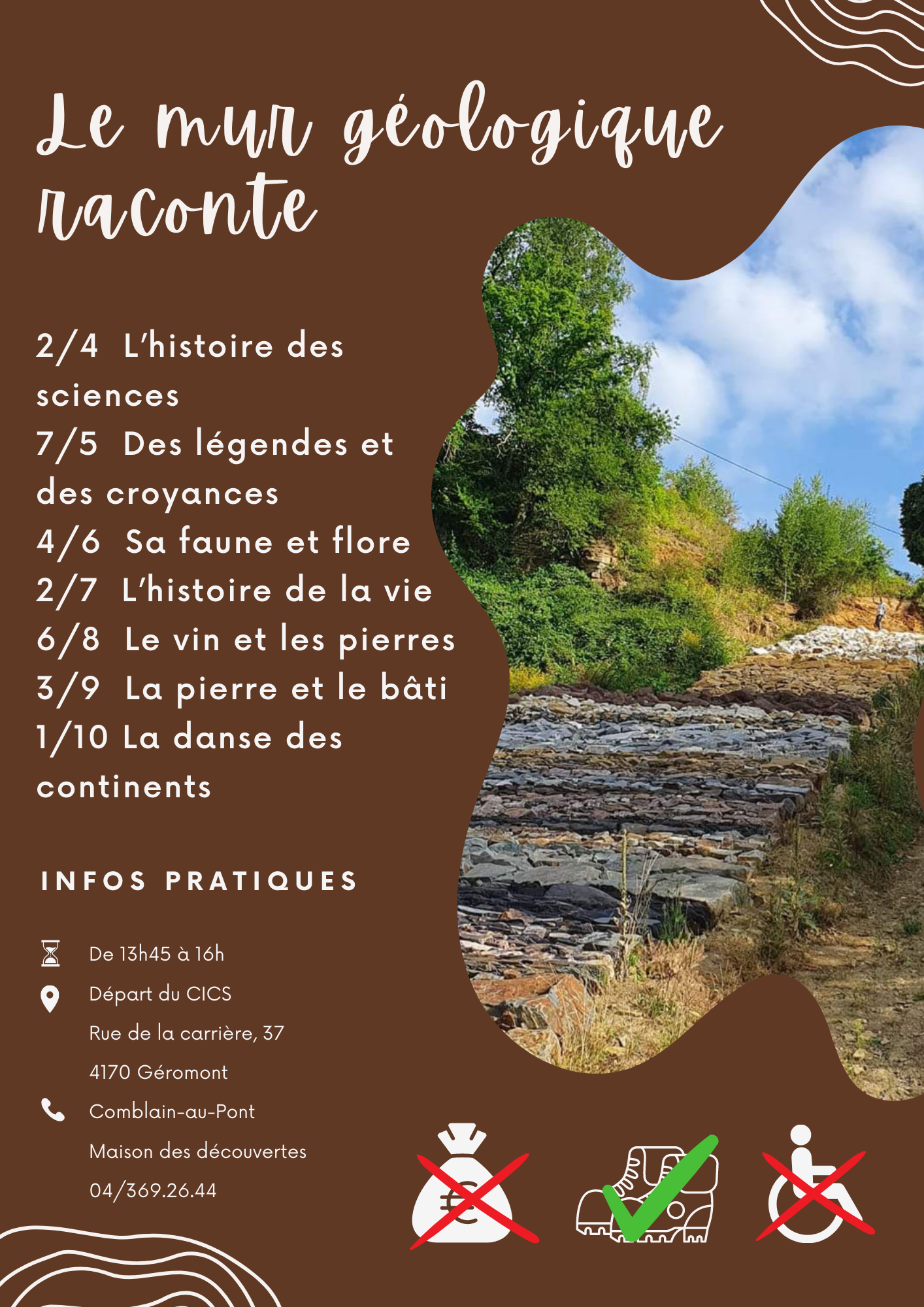 Découverte du Mur géologique – Mur géologique